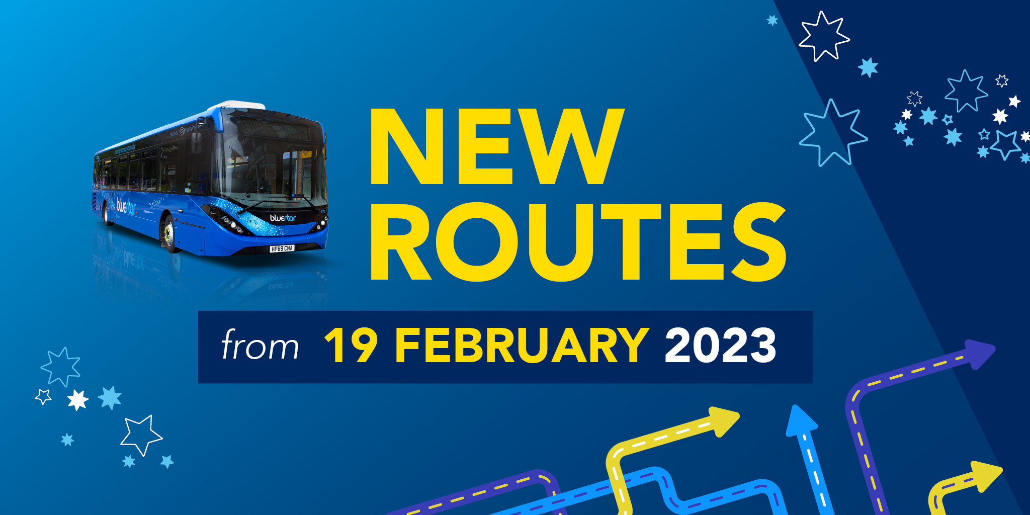 New Bluestar Bus Routes From 19 February 2023 Bluestar New Bluestar Bus Routes From 19 February 2023 Bluestar